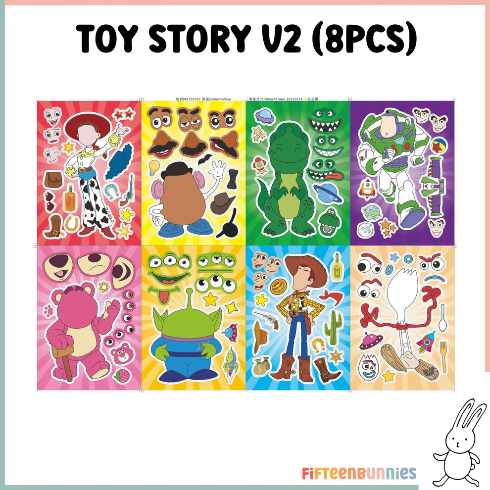 Design a Character Sticker Sheet - Toy Story V2 – Fifteenbunnies